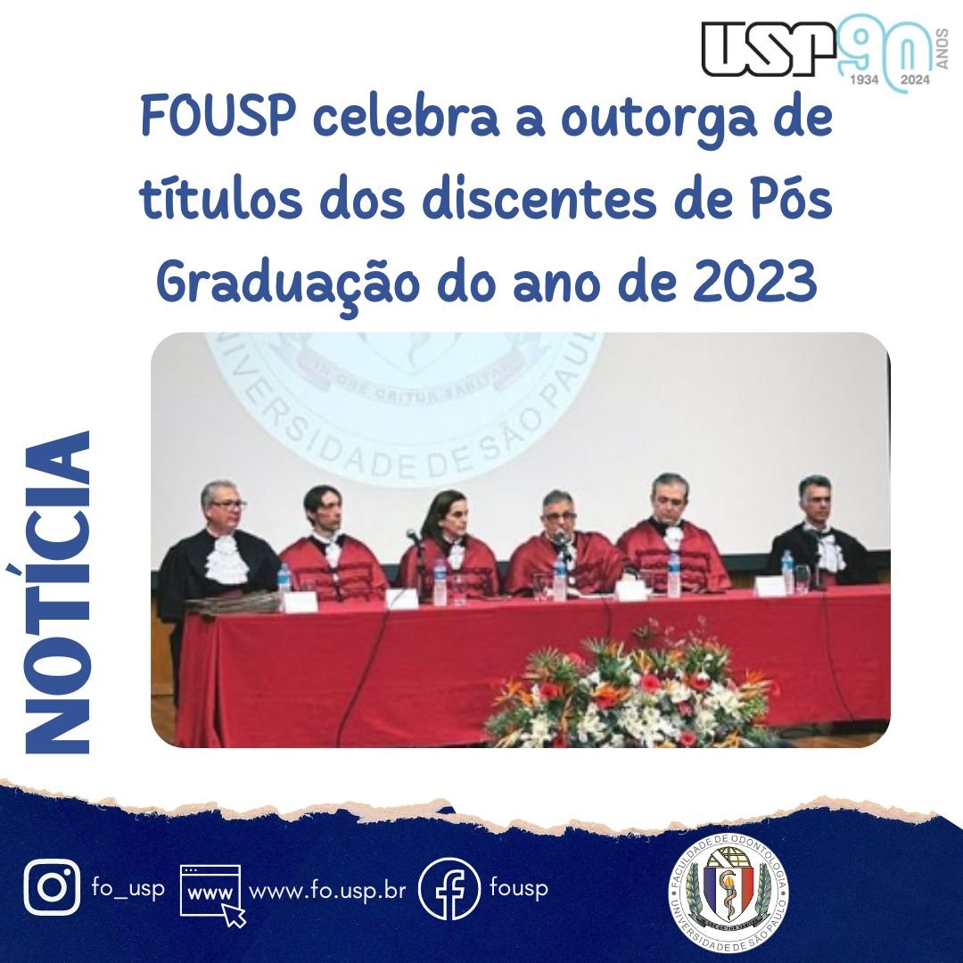 Facultad de Odontología, Universidad de São Paulo - FOUSP