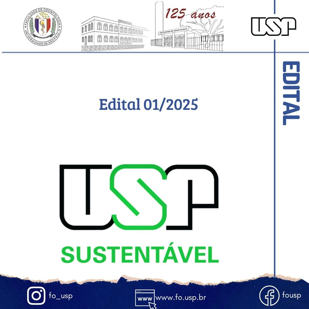 Edital 01/2025 USP Sustentável