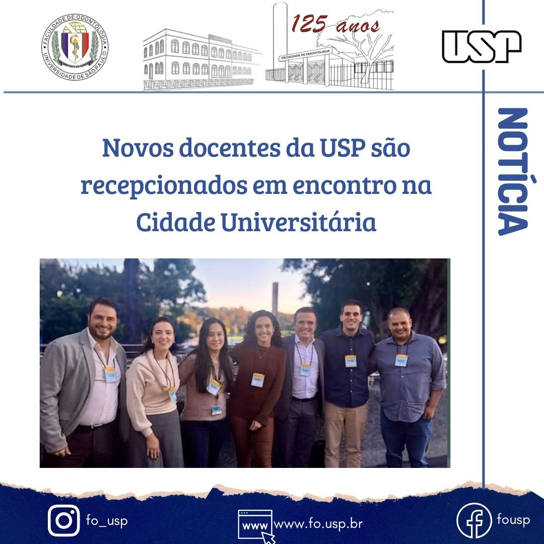 Novos docentes da USP são recepcionados em encontro na Cidade