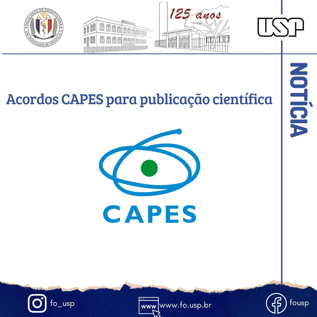 Acordos CAPES para publicação científica