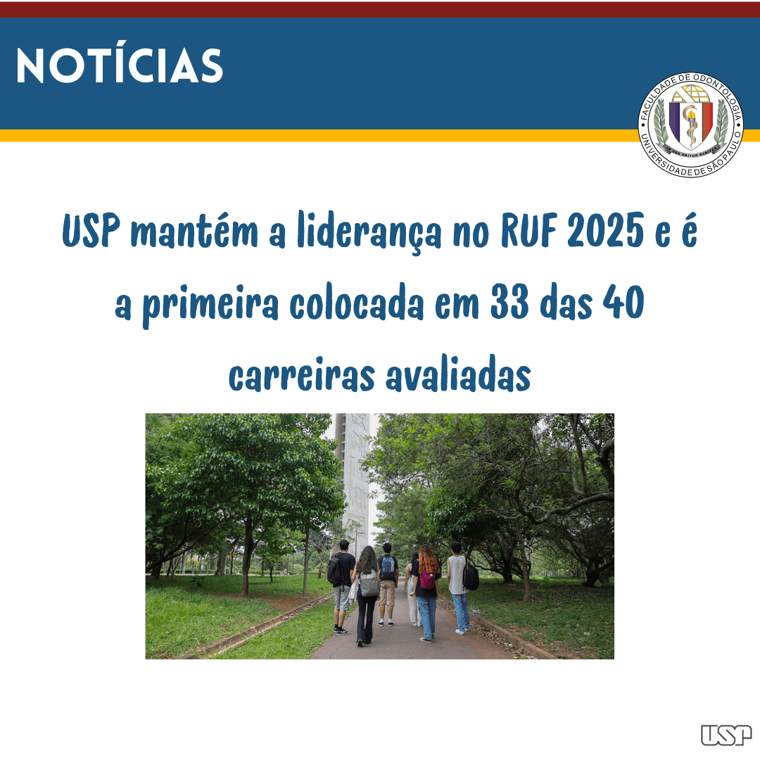 USP mantém a liderança no RUF 2025 e é a primeira colocada em 33 das 40